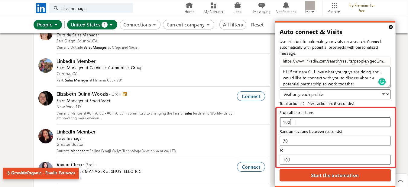 Linkedin Profile Automation In 5 Easy Steps | GrowMeOrganic