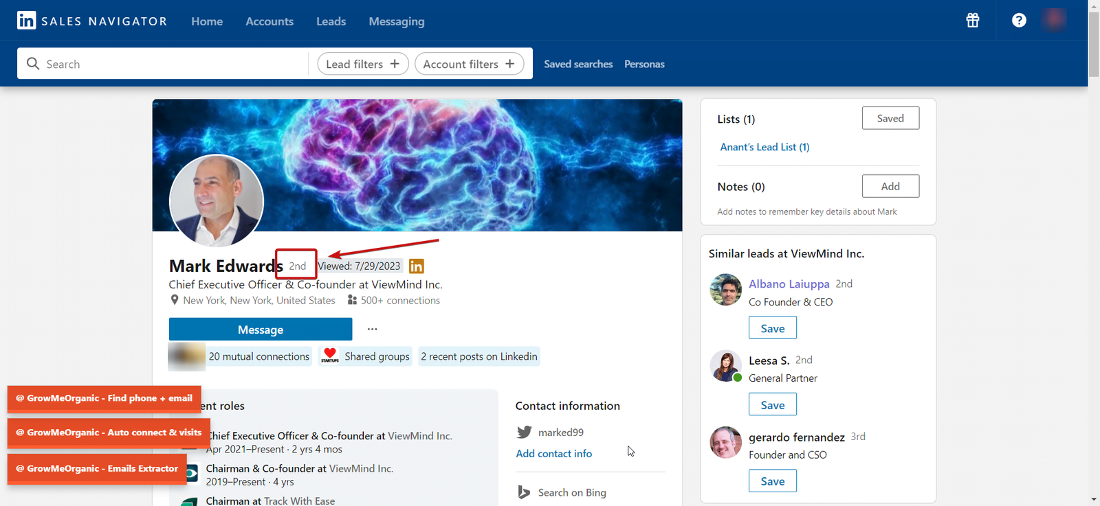 How To Get Contact Info From LinkedIn Without A Connection? [5 Easy ...